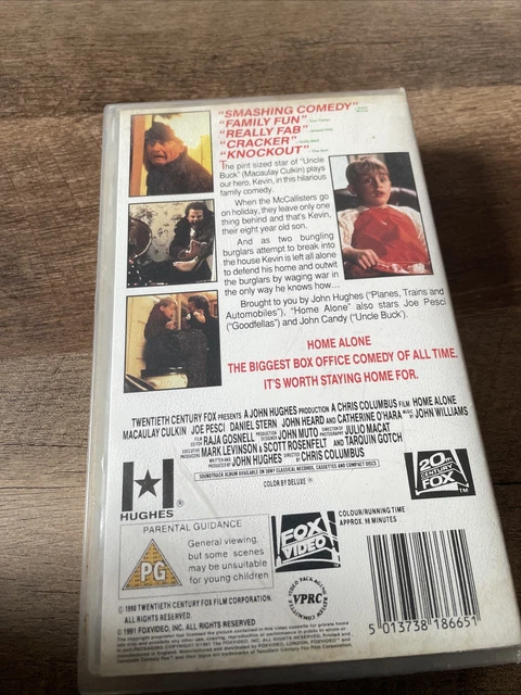 HOME ALONE 1991 VHS Fox Video Vintage Retro Video Tape £15.92 - PicClick UK
