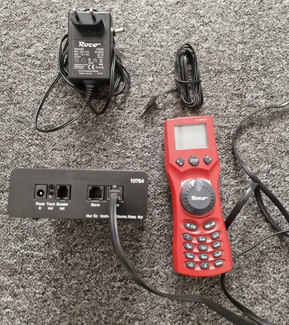 ROCO MULTIMAUS MIT Centrale10764 Netzteil10850 und Anleitung EUR 120,00 ...