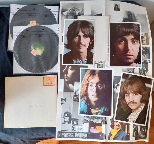 THE BEATLES WHITE Album Stereo First UK Press #ed Top Load Odeon Export ...
