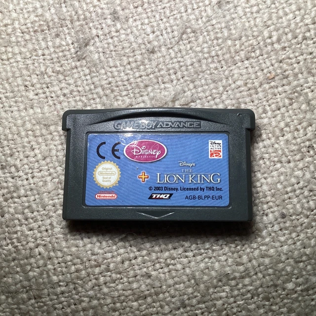 DISNEY PRINCESS + Disneys The Lion King GBA Nintendo GameBoy Advance ...