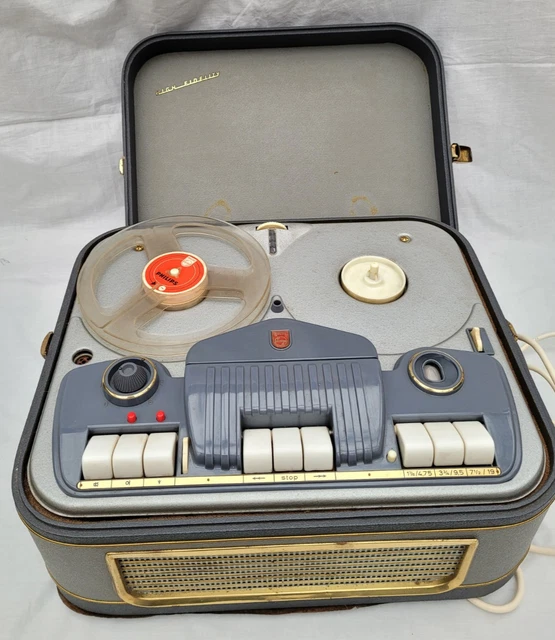 VINTAGE PHILIPS REEL To Reel Tape Recorder Type EL 3542 £45.00 ...