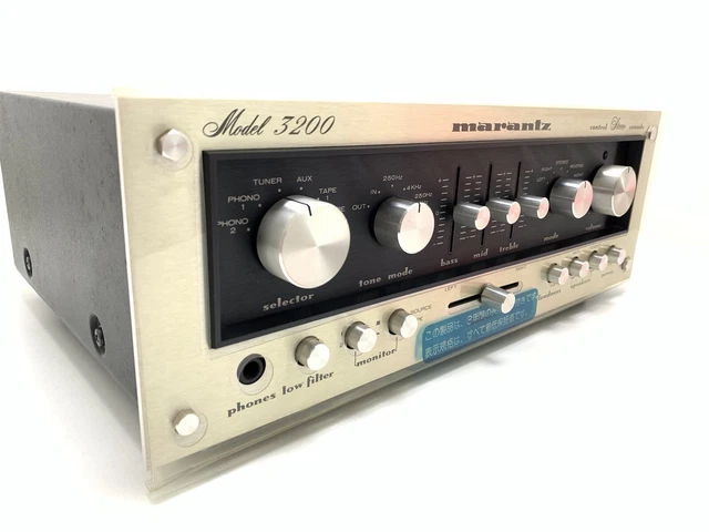 MARANTZ MODEL 3200 Stereo Pre Amplifier Vintage 1976 Hifi Work Like New ...