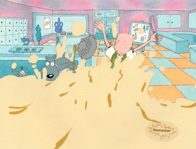 DOUG FUNNIE ORIGINAL 1990's Production Cel Nickelodeon Animation Art ...