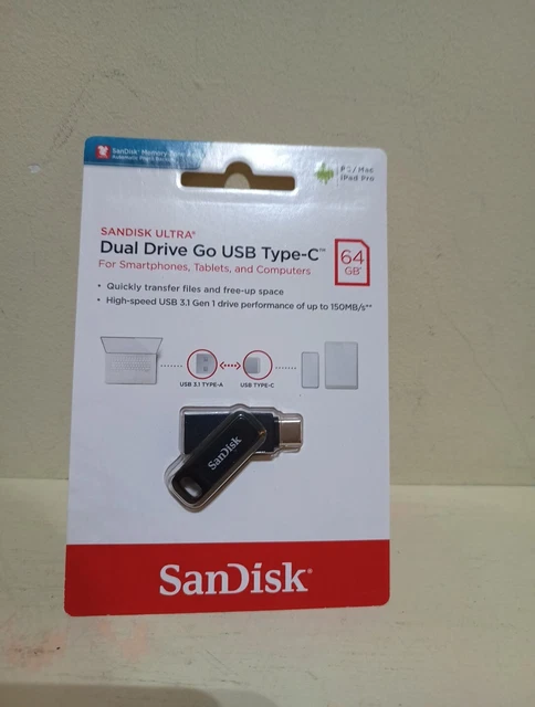 SANDISK ULTRA DUAL Drive Go USB Type-C 64 GB SDDC3-064G-G46 per ...