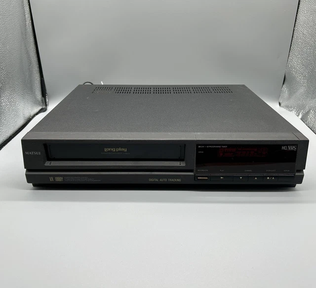 MATSUI VX100Y VHS Video Recorder/Player 80s Retro Working £29.99 ...