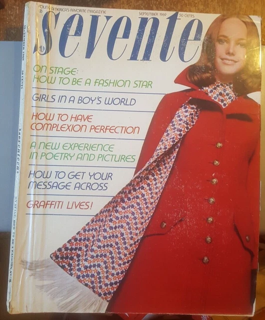 SEVENTEEN MAGAZINE SEPTEMBER 1969 Lucy Angle Colleen Corby John Voight ...