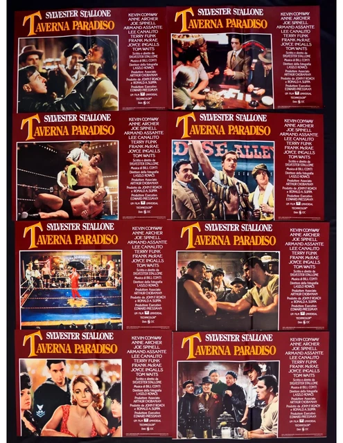 FOTOBUSTE TAVERNA PARADISO sylvester stallone kevin conway archer ...