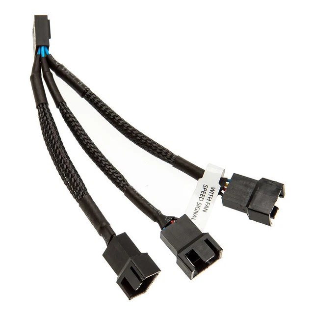 EK WATER BLOCKS EK-Cable Y-Weiche für 3x 4-Pin-PWM-Lüfter - 10 cm EUR 7 ...