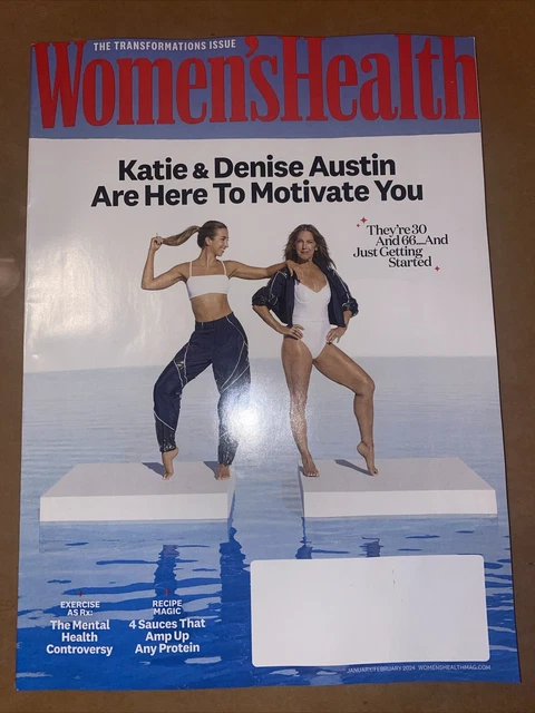 WOMEN'S HEALTH MAGAZINE January/February 2024 Denise & Katie Austin FREE SHIP £9.89 - PicClick UK