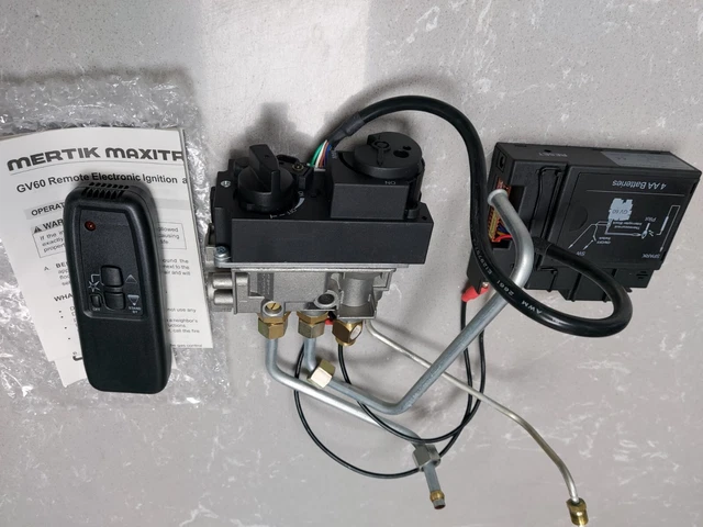 VALOR MERTIK MAXITROL GV60M1 C1A1M5L Gas Valve, Receiver And Remote ...
