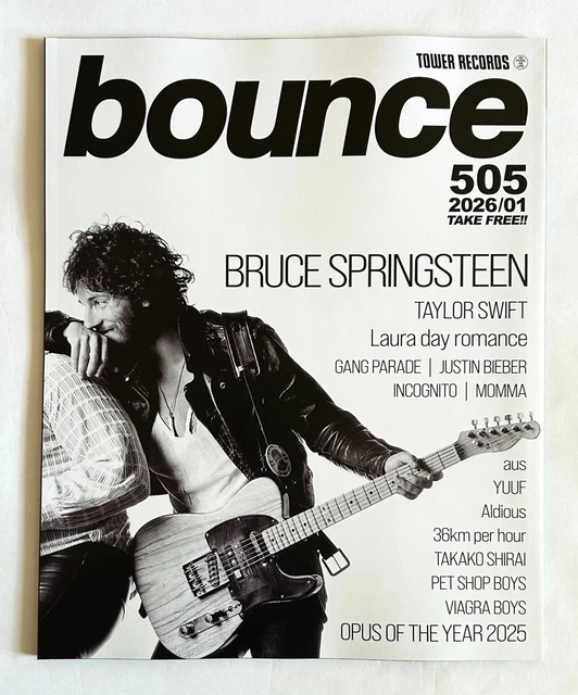 TAYLOR SWIFT BRUCE SPRINGSTEEN bounce JAPAN MAGAZINE 01/2026 PET SHOP ...
