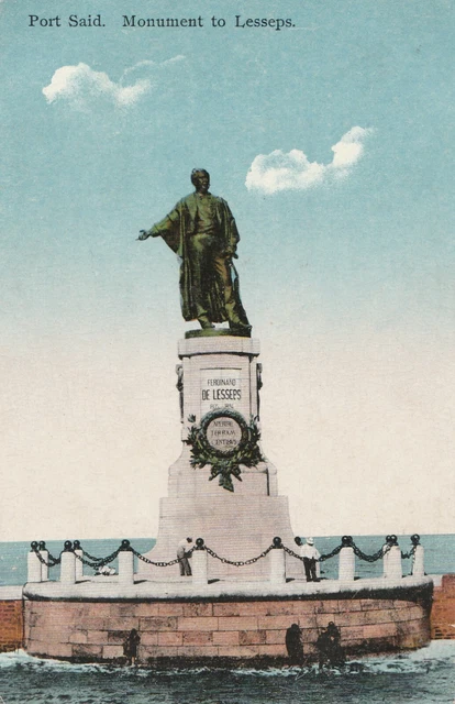 PORT SAID - Monument to Lesseps -25570 EUR 6,90 - PicClick DE