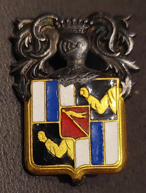 INSIGNE MARINE AVISO SAVORGNAN DE BRAZZA Indochine émail ORIGINAL SMF 2 ...