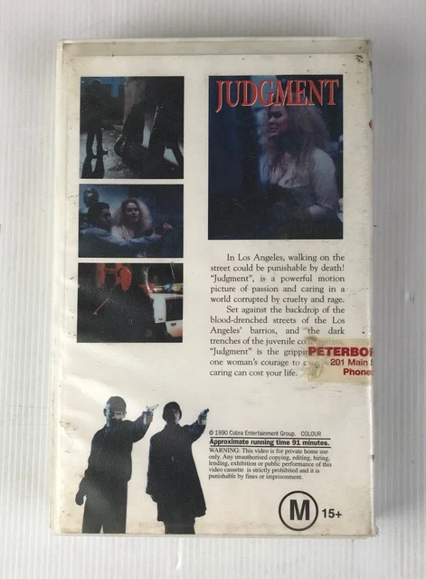 JUDGMENT VHS EX-RENTAL Big Box Thriller Video 1990 $50.00 - PicClick AU