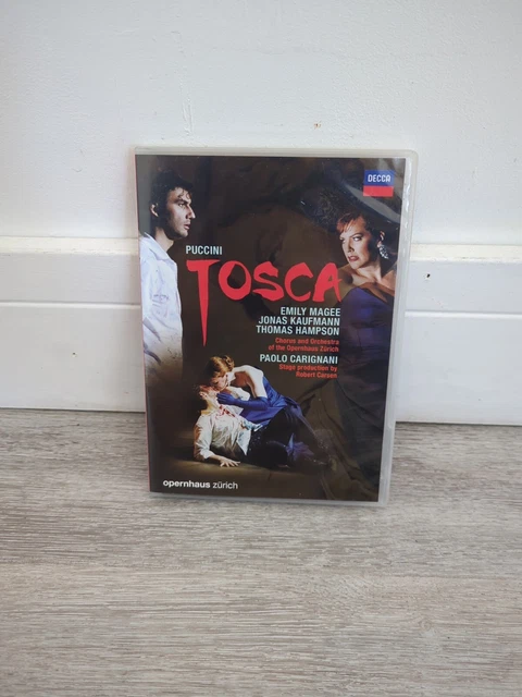 TOSCA (DVD, 2009) Puccini Emily Magee, Jonas Kaufmann Free UK Postage ...