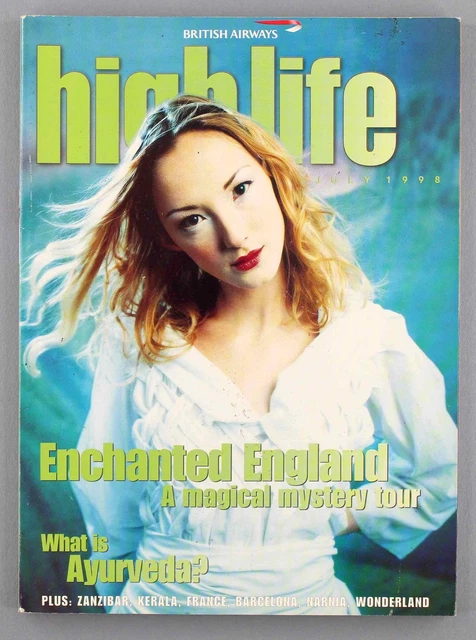 BRITISH AIRWAYS HIGHLIFE Airline Inflight Magazine July 1998 Ba Led ...