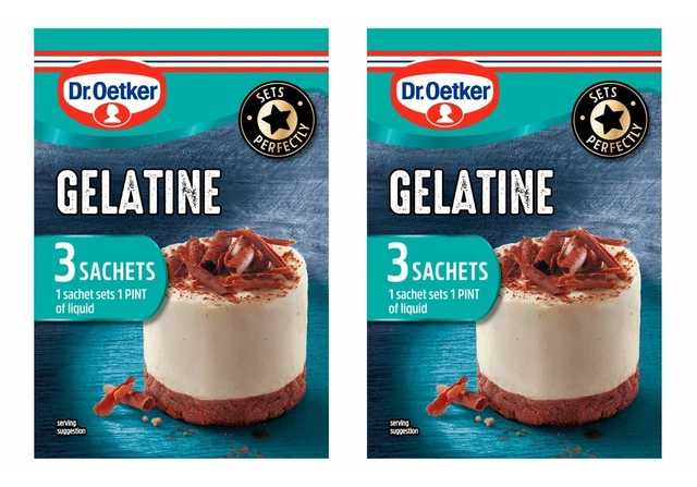 DR OETKER GELATINE Powder Sachets 3 x 12g PACK OF 2 $12.13 - PicClick AU