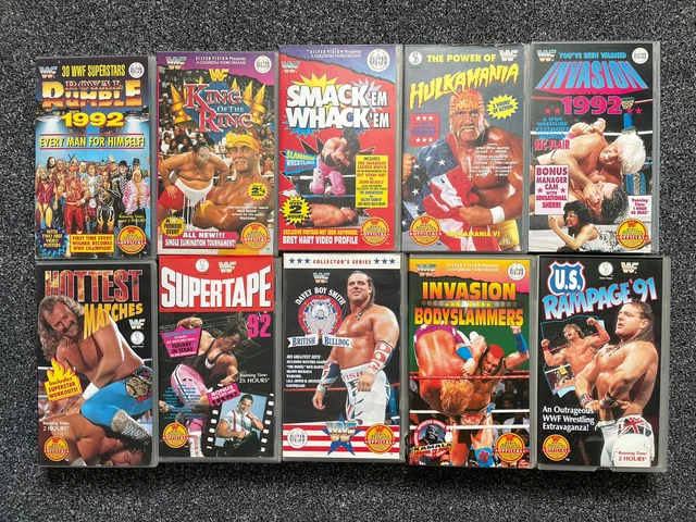 WWE WWF WRESTLING Vintage VHS Video Bundle x10 Untested £49.99 ...