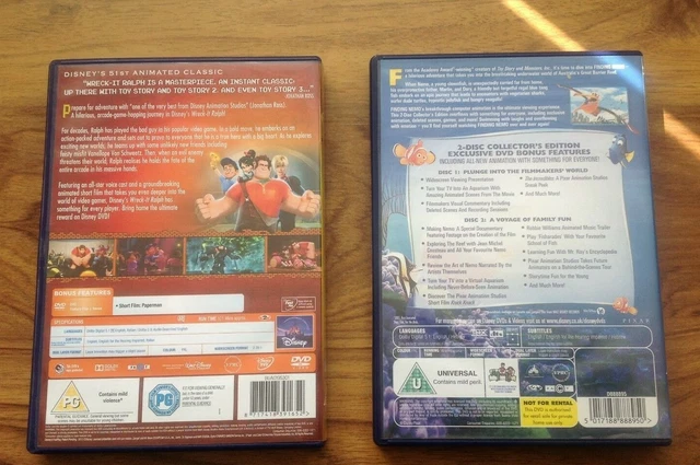 FINDING NEMO COLLECTOR'S Edition & Wreck-it-Raplh DVD's. Free UK ...
