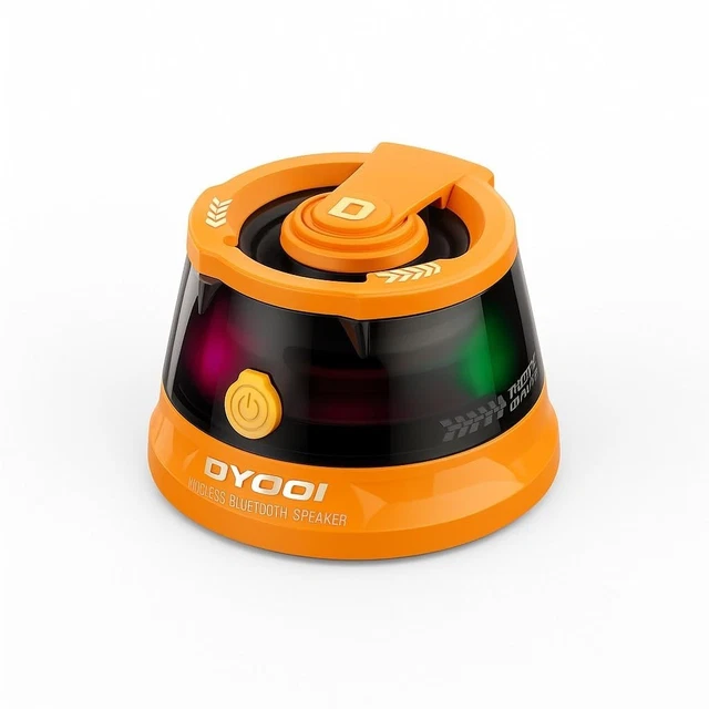 DY200 MINI MAGNETIC Bluetooth Speaker- RGB LED Phone Stand Portable ...