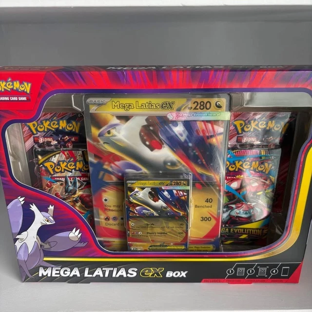 POKÉMON TCG: MEGA Evolution : Mega Latias ex Collection Box New Sealed ...