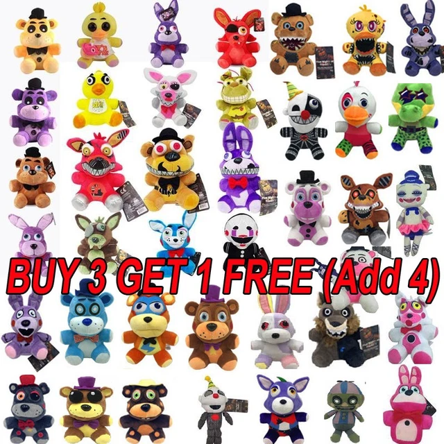 FIVE NIGHTS AT Freddy's FNAF Horror Game Plush Doll Kids Plushie Toys 7 ...