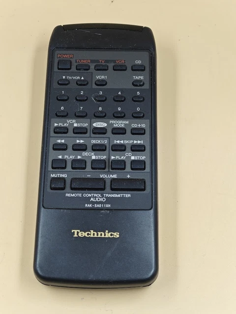 TECHNICS RAK-SA011XH REMOTE Control - Used, Fully Working $72.89 ...