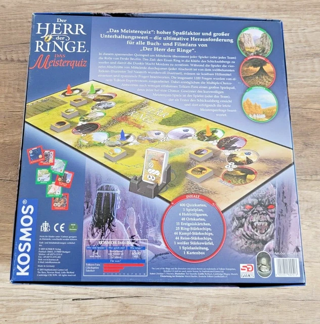 HERR DER RINGE Das Meisterquiz KOSMOS Brettspiel Quiz EUR 5,00 ...