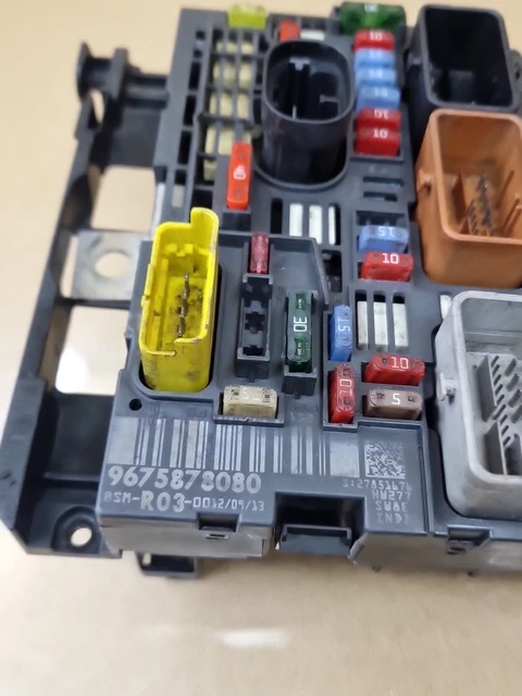 BOX FUSES FIAT Scudo Peugeot Citroen- 9675878080 BSM-R03 £150.00 ...