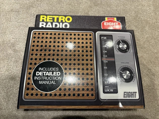 BUILD YOUR OWN FM Radio Kit 1970s Vintage New W/ Instructions Eight ...