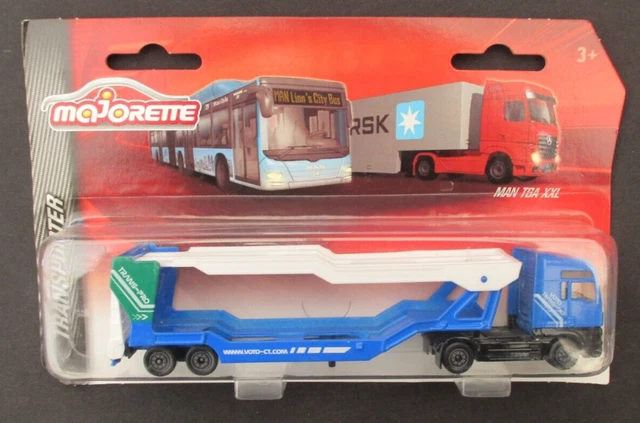 MAJORETTE MAN TGA XXL Truck Speed Boat Trailer Yacht Set Transporter ...