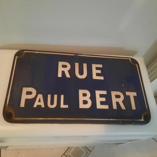 ANCIENNE PLAQUE DE rue emaillée rue paul bert EUR 25,00 - PicClick FR