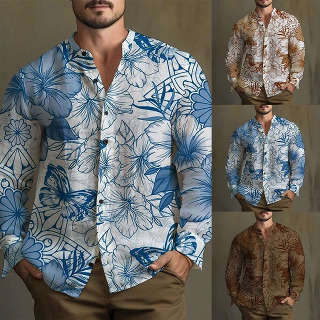 T-SHIRT HOMME la mode Party T habill boutonn avec design imprim EUR 24,79 - PicClick FR