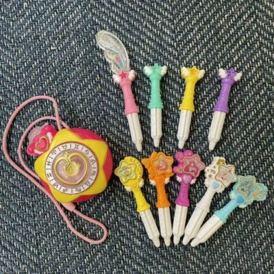GLITTER FORCE STAR Twinkle PreCure Pretty Cure Star Color Pendant Pen ...