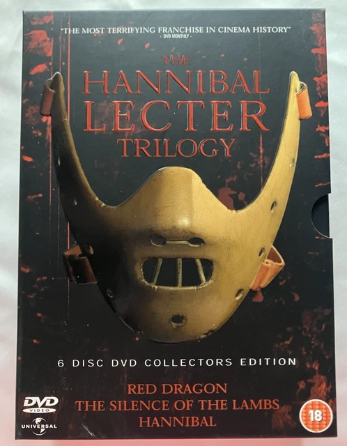 THE HANIBAL LECTER Trilogy Box Set 6 Disc Dvd Collectors Edition Uk EUR ...