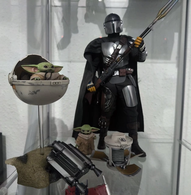 STAR WARS MANDALORIAN & the Child Grogu Deluxe Set 1/6 Figur Hot Toys ...