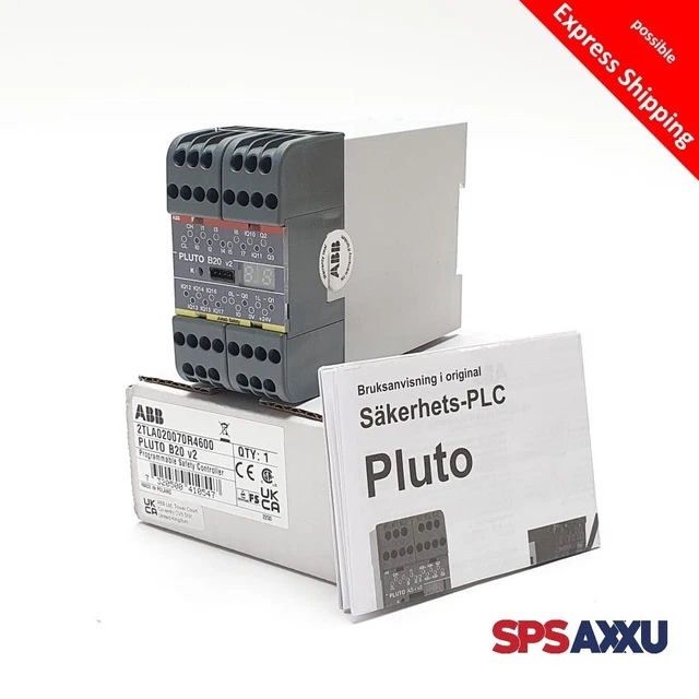 ABB PROGRAMMABLE SAFETY Controller 2TLA020070R4600 PLUTO B20 v2 EUR 999,00 - PicClick DE