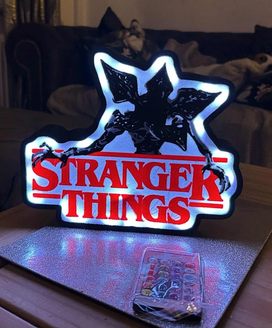 STRANGER THINGS LED Night Light for Kids USB, Colour Changing Remote £ ...