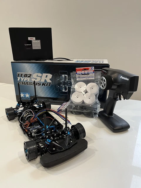 TAMIYA TT02 TYPE SR BRAND NEW ASSEMBLED WITH UPGRADES & ELECTRONICS £ ...