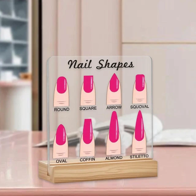 NAIL ART DISPLAY Board Photo Props Decorative Easy to Install Small ...