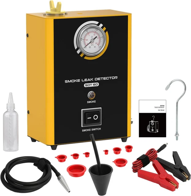 SMOKE LEAK DETECTOR, SDT60 EVAP Leak Tester Fuel Leak Detectors Vacuum ...