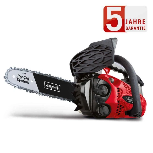 SCHEPPACH PETROL CHAINSAW 0.95 hp chainsaw 25 cm with ProCut sword ...