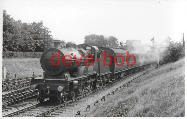 RAILWAY PHOTO LMS 4P 927 Elstree 1931 Fowler Compound 4-4-0 Loco £1.35 ...