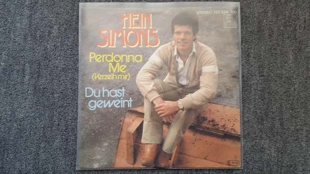 PERDONNA ME - Hein Simons (Heintje) - Single 7" Vinyl 199/12 EUR 5,99 ...