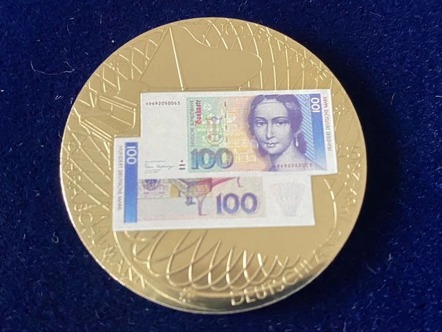 DEUTSCHE BANKNOTEN-PRÄGUNG 100 DM Clara Schumann, Kapsel +Zertifikat / NEU EUR 1,00 - PicClick DE