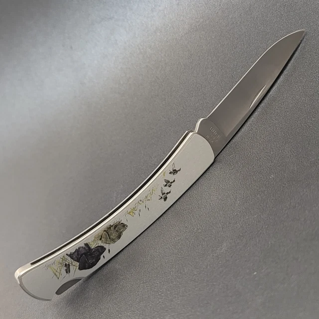 VINTAGE BUCK KNIFE USA Lockback 521 A9 Memory Series Dogs 1993 $129.00 ...