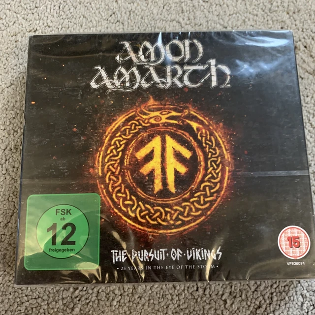 AMON AMARTH PURSUIT of Vikings 25 Years in the Eye of the Storm CD DVD ...