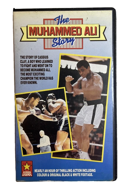 VHS VINTAGE RETRO The Muhammad Ali Story VHS 1988 Video - Free Postage ...