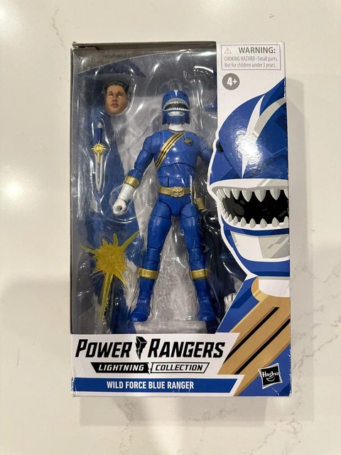 POWER RANGERS LIGHTNING Collection Wild Force Blue Ranger 6" Action ...