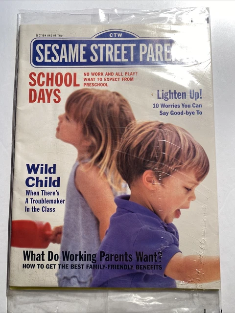 2 VINTAGE SESAME Street Parents Magazine Still Sealed 1994 ab5 £6.39 ...